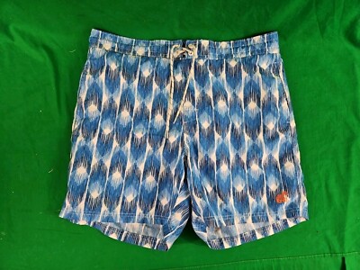 Caribbean Joe Swim Bottom Trunk XL Turkish Sea Blue/White Sun ...