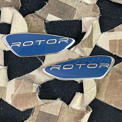 NEW Dye Rotor Bottom Shell Logo Set - Left & Right - Blue | eBay