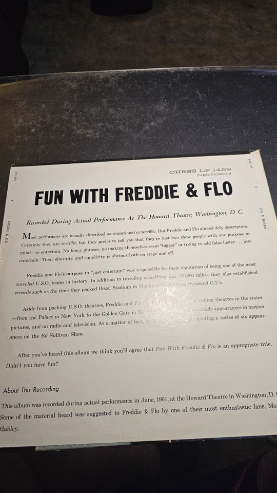 FREEDIE & FLO: Fun with Freddie and Flo, Vinyl (1961 Chess Records) | eBay