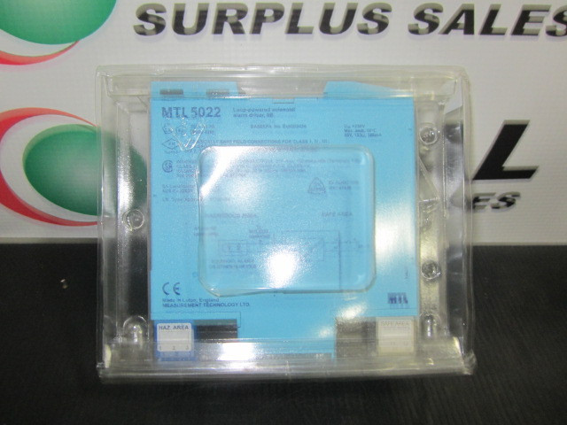 MTL MTL5022 Solenoid Alarm Driver Safety Barrier - NEW IN BOX | eBay