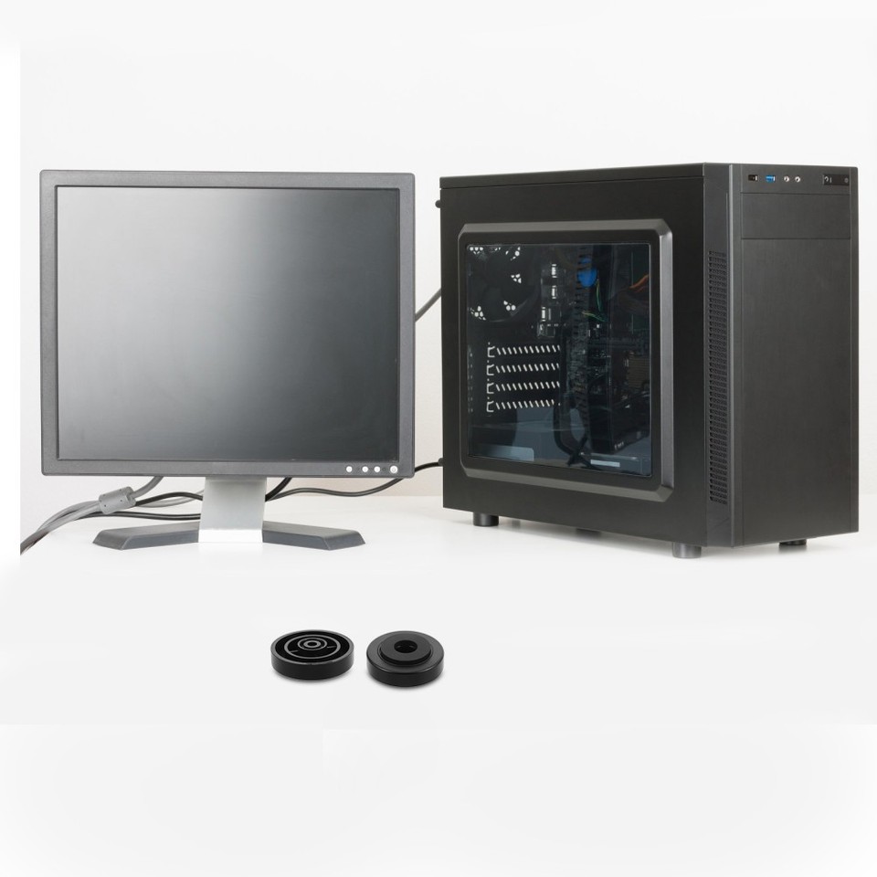 4pcs Speaker Isolation Pads Rubber Feet Shock Absorbing Pads for ...