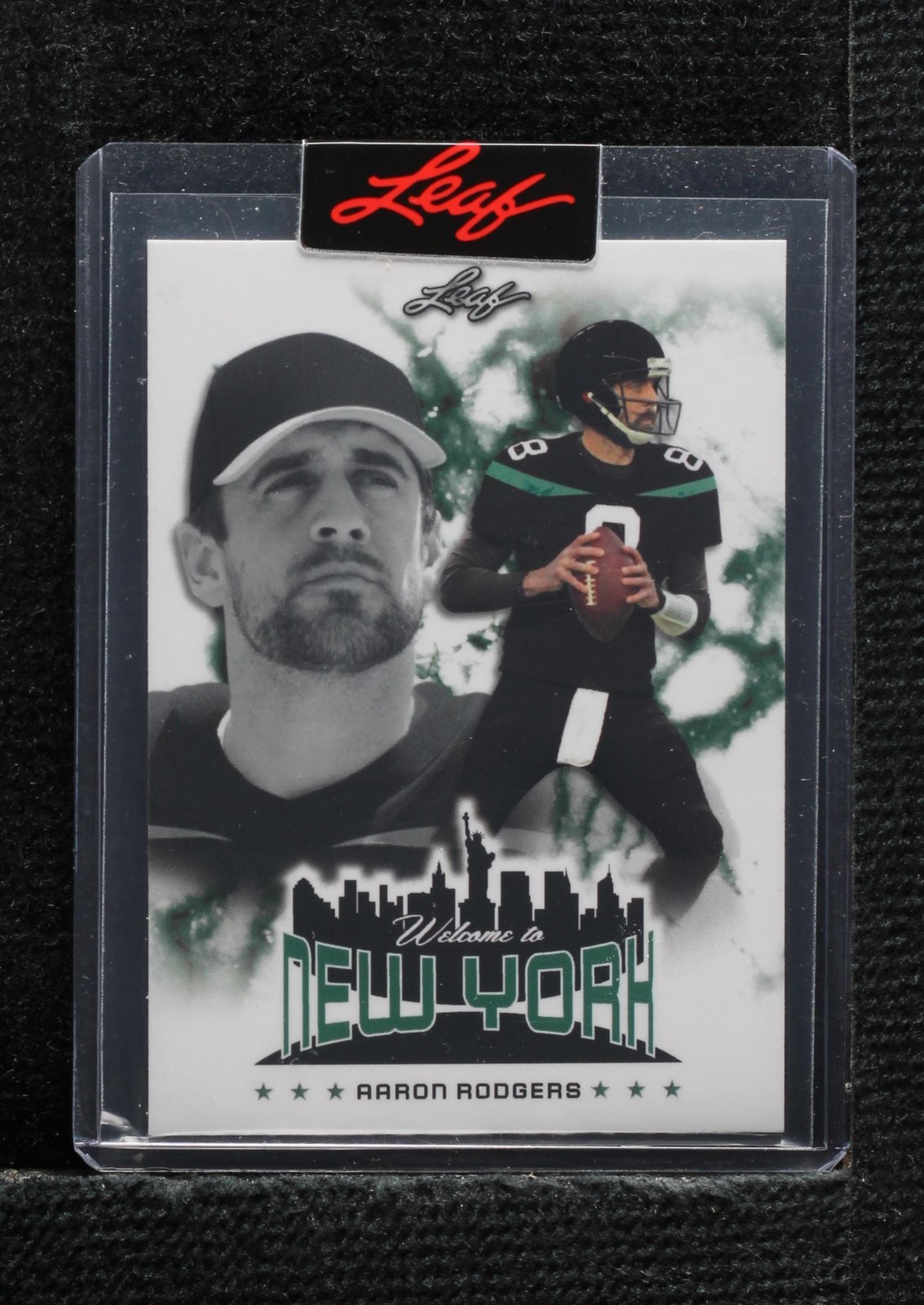 2023 Leaf Welcome to New York - Aaron Rodgers #WTNYB-1 /558 (AU) for ...