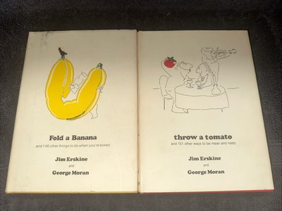 Lot Of 4 Books by Jim Erskine, George Moran - Fold A Banana, Throw A ...