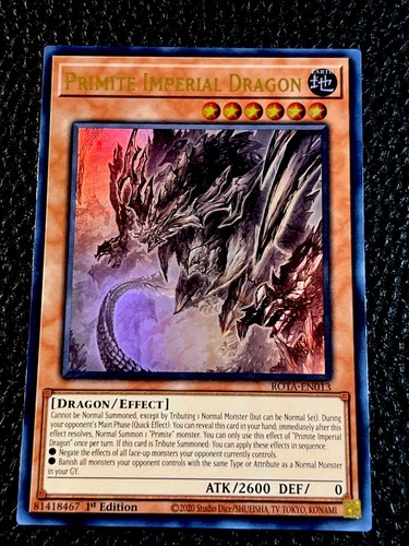 Primite Imperial Dragon ROTA-EN013 Yugioh 1st Edition (New) | eBay