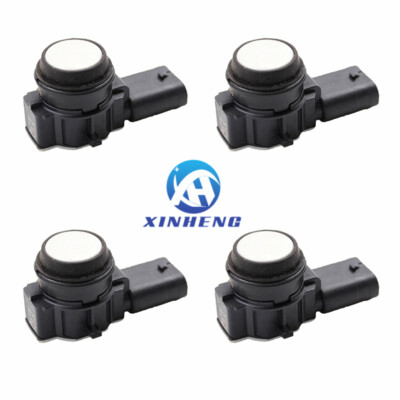 4PCS 66209261587 PDC Ultrasonic Parking Sensor White For BMW F32 F31 ...