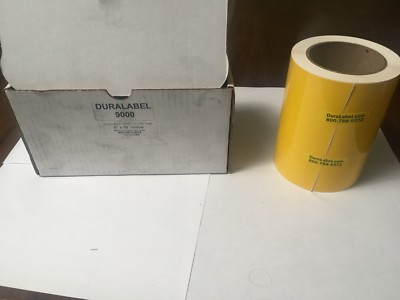 DuraLabel 9000 6" x 70' Yellow 96-3008CP | eBay