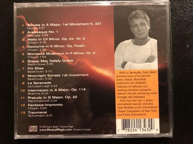 Garin Bader - La Serenade (cd) Ships 1st Class for sale online | eBay