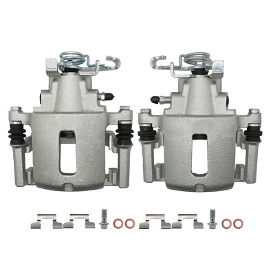 Pair (2 x) Rear Brake Calipers w/ Bracket for 2005-2014 Ford Mustang ...