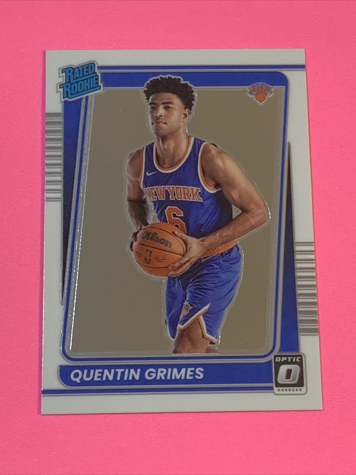 2021-22 Panini Donruss Optic Quentin Grimes Rated Rookie #166 NY Knicks ...