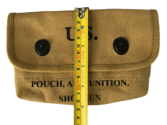 (Pack of 5) U.S Reproduction WWII Shotgun Canvas Ammunition Shell Pouch ...