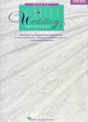 Singer Wedding Anthology Edition : 32 Duets 9780793540990| eBay