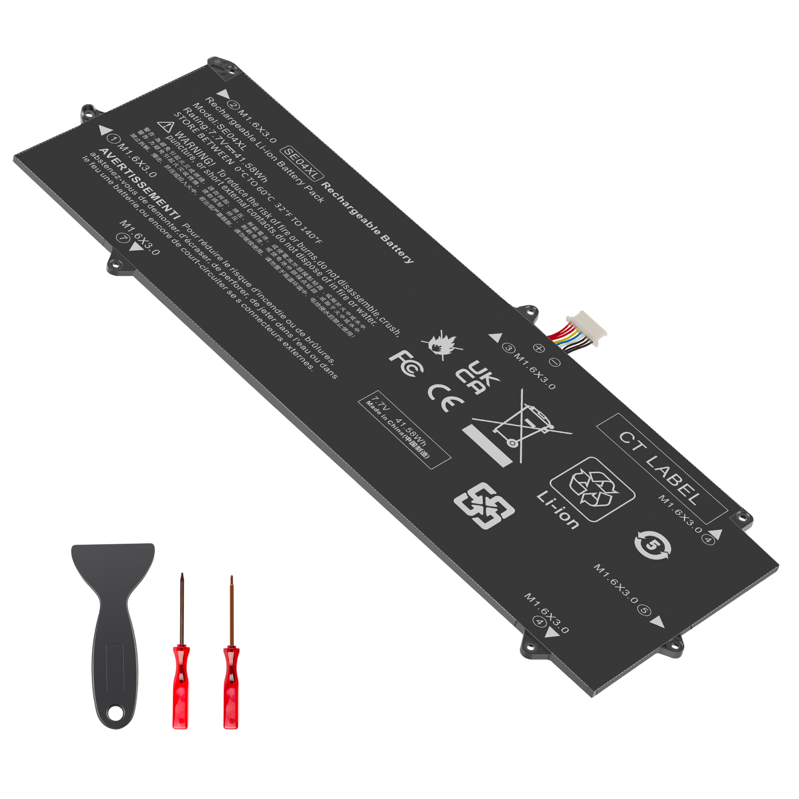 Replacement Laptop Battery SE04XL For HP Pro Tablet X2 612 G2 Series 41 ...