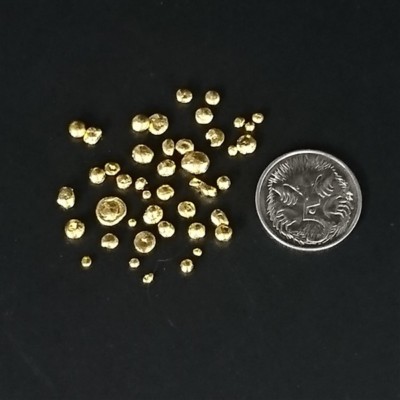 7.5 Grams Fine Gold Granules 24 Karat 99.99% Pure Gold 24ct Bullion ...