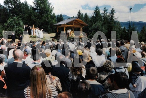 Photo Vintage Religion Pape Giovanni Jean-Paul II a Les Combes 1999 ...