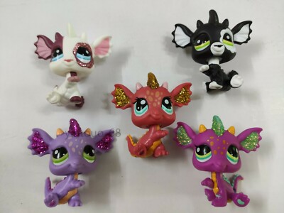 LPS Pet Purple Red Glitter Dragon series lps 1 pcs random choice | eBay