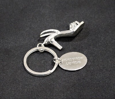 Nordstrom Las Vegas 2002 High Heel Shoe Key Chain Silver Tone ...