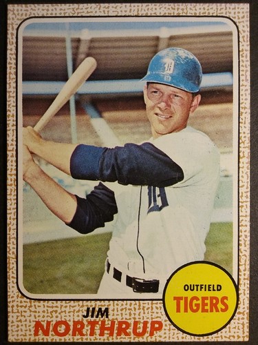 1968 TOPPS BASEBALL #78 JIM NORTHRUP TIGERS EX-MT | eBay