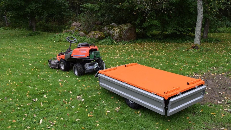 Leaf & Lawn Vacuum Wagon by FORESTEEL / commercial / large capacity 2.6 ...