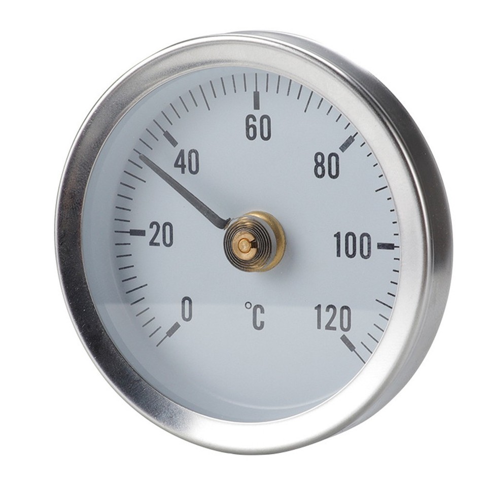 Pipe Thermometers Anlegethermometer Galvanized Steel Thermometer Round ...