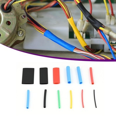 750 x Heat Shrink Tubing Kit Wire Shrink Wrap Tubing Shrink Ratio 2:1 ...