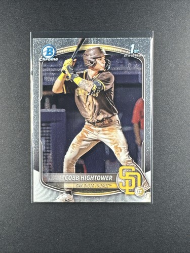 COBB HIGHTOWER 2025 1ST BOWMAN #BCP-104 CHROME FREE SHIP SAN DIEGO ...
