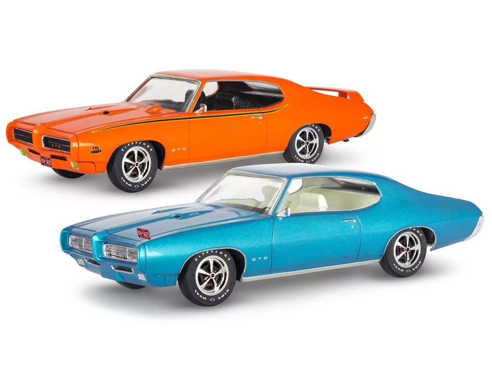 1969 Pontiac GTO Model Kit 1/24 Scale Revell Level 4 2-in-1 31445145308 ...