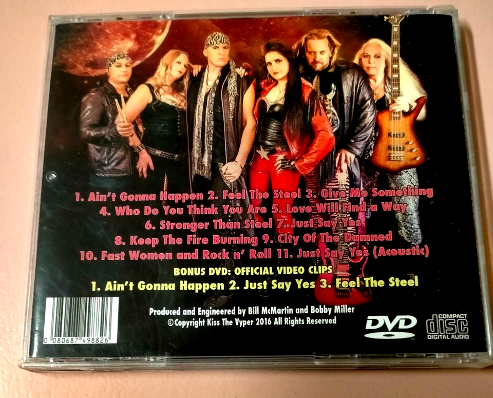 KISS THE VYPER - KEEP THE FIRE BURNING - CD + DVD - RARE INDIE AUSSIE ...