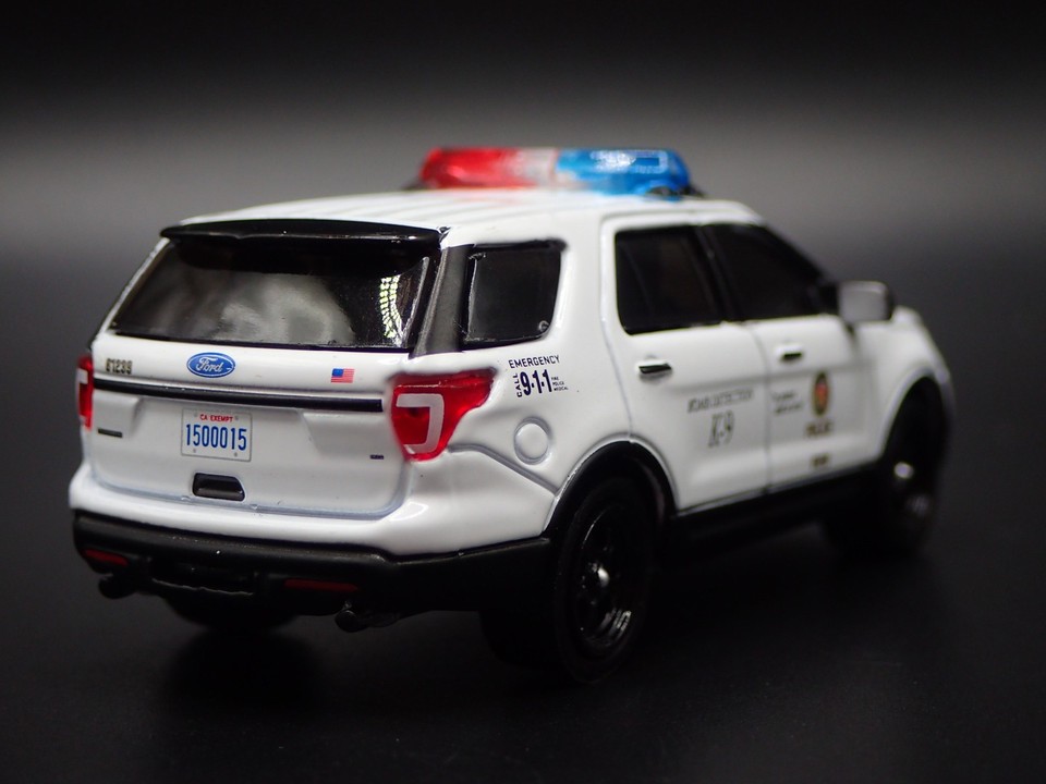 2017 FORD EXPLORER POLICE INTERCEPTOR UTILITY LAPD 1:64 SCALE DIECAST ...