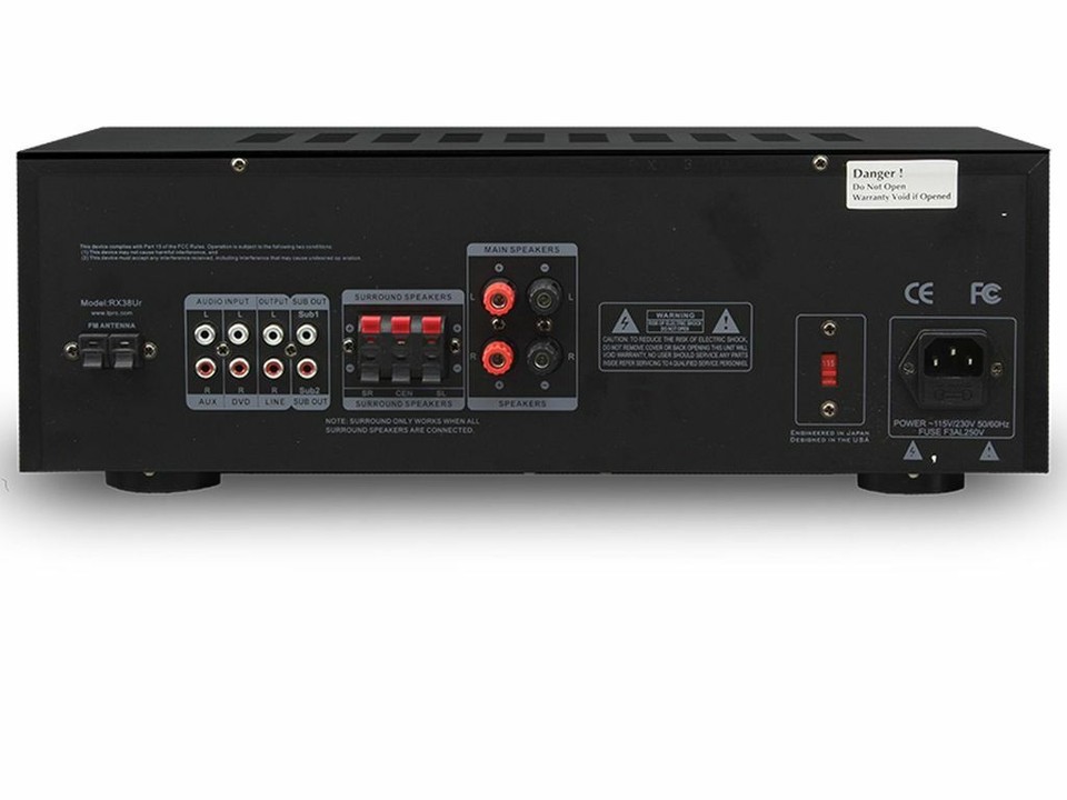 Technical Pro RX38UR 1000-Watt Professional Receiver with USB & SD Card ...