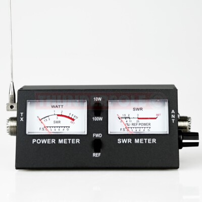 SWR Meter & Power Meter CB Radio Aerial | SWR 171 26-30 MHz FREE Tuning ...