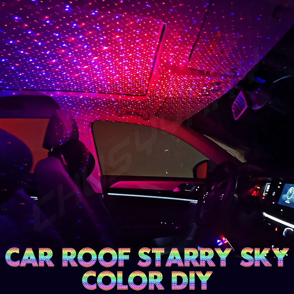 2M 300PC LED Twinkle Car Star Roof Light Starry Ceiling Lights Fiber ...
