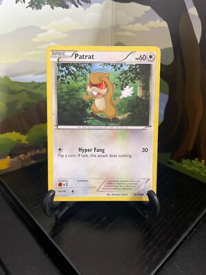 Patrat 78/114 - Black & White - Common - Pokemon Card - MP/HP | eBay