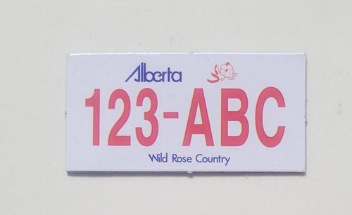 Alberta Canada License Plate Refrigerator Magnet Rubber New Free ...