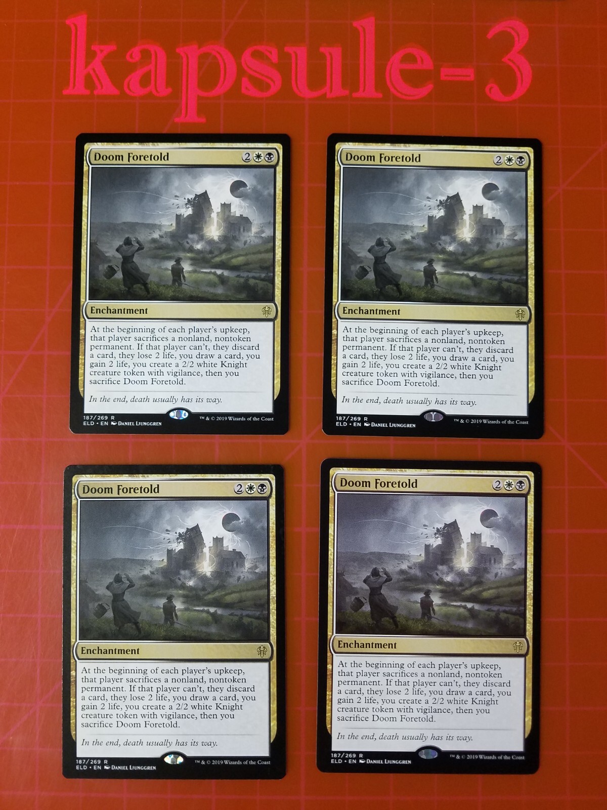 4x Doom Foretold | Throne of Eldraine | MTG Magic Cards | eBay