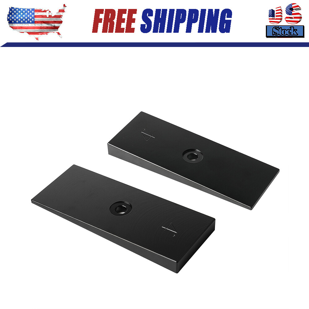 2" Wide 4°Degree Steel Leaf Spring Degree Shims Black- Set of 2 | eBay