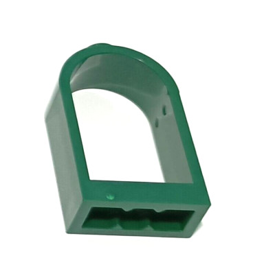 4 x Genuine Lego Dark Green Window 1 x 2 x 2 2/3 with Rounded Top 30044 ...