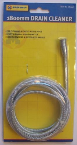 1800mm Drain Waste Pipe Sink Cleaner Unblocker Rod Tool Toilet Plug ...