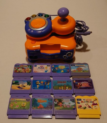 VTech Vsmile tv learning system lot 1 Console 1 controller 12 games ...