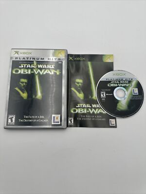 Star Wars: Obi-Wan (Microsoft Xbox, 2001) Complete Very Good Condition ...