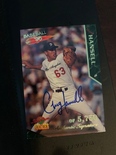 1995 Signature Rookies Signatures /5750 Greg Hansell #23 Auto | eBay