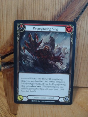 FLESH & BLOOD: Regurgitating Slog . WTR197 Red | eBay