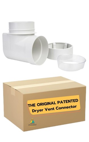 DIY Dryer Vent Connector Kit - Space Saving, Toolless Design with ...