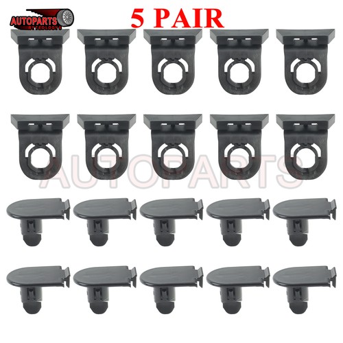 5 Pair Front Bumper Fender Liner Fastening Clips For Corolla For Camry ...