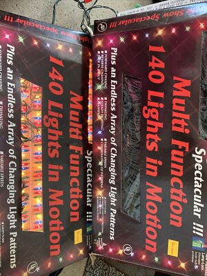 2-FOREMOST 140 Super Bright In-Motion Multicolor Christmas Lights ...