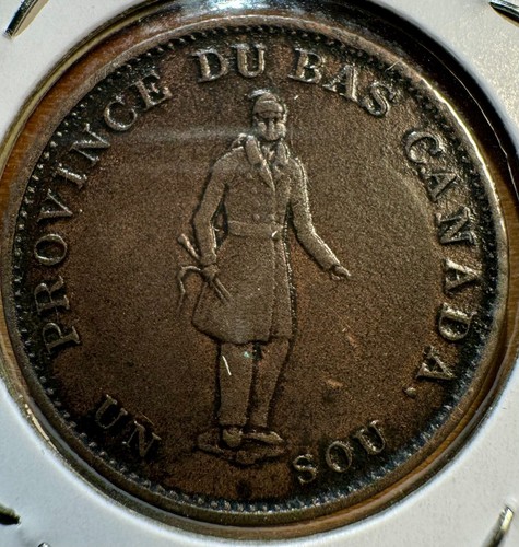 CANADIAN COLONIAL TOKEN BANQUE DU PEUPLE RIBBON LC-8C1, BR-522 | eBay