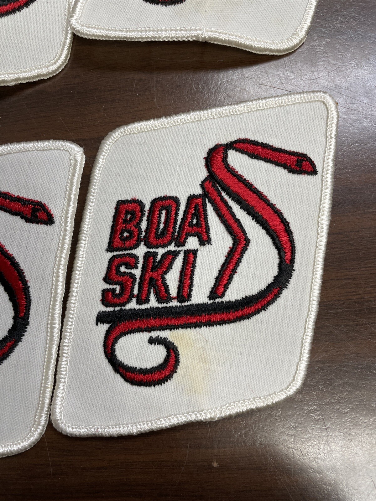 Lot of 5 Vintage BOASKI Boa-Ski Snowmobile Sled Badge/ Patch | eBay