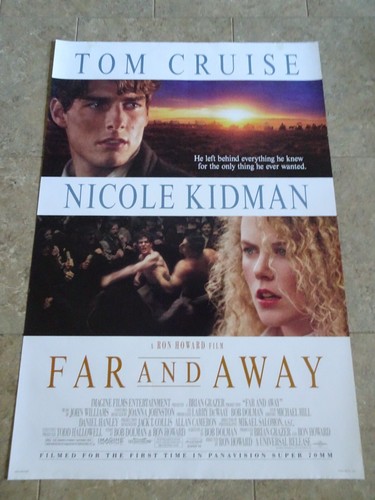 FAR AND AWAY - MOVIE POSTER WITH TOM CRUISE AND NICOLE KIDMAN | eBay