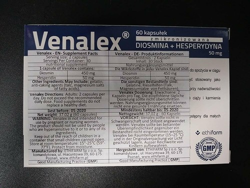 Venalex 500- 60 compresse di Diosmina 450 mg ed Esperidina 50 mg ...