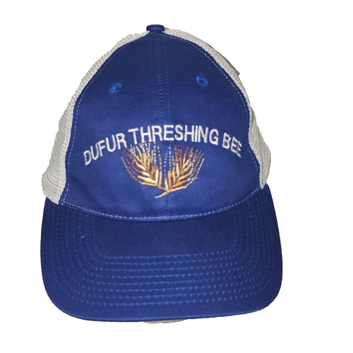 Dufur Threshing Bee - Blue Wheat Adjustable Snapback Ball Cap Hat | eBay