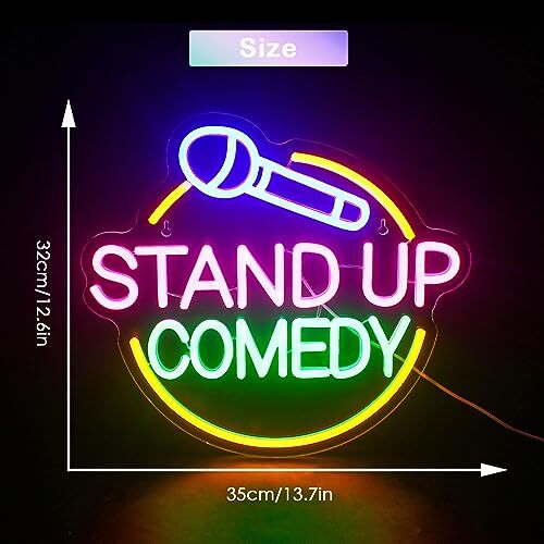 Stand Up Comedy Neon Sign Led Colorful Neon Light for Wall colorful ...